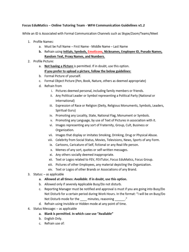 Focus EduMatics - Communication Guidelines - v1.2 - 20220927 ...