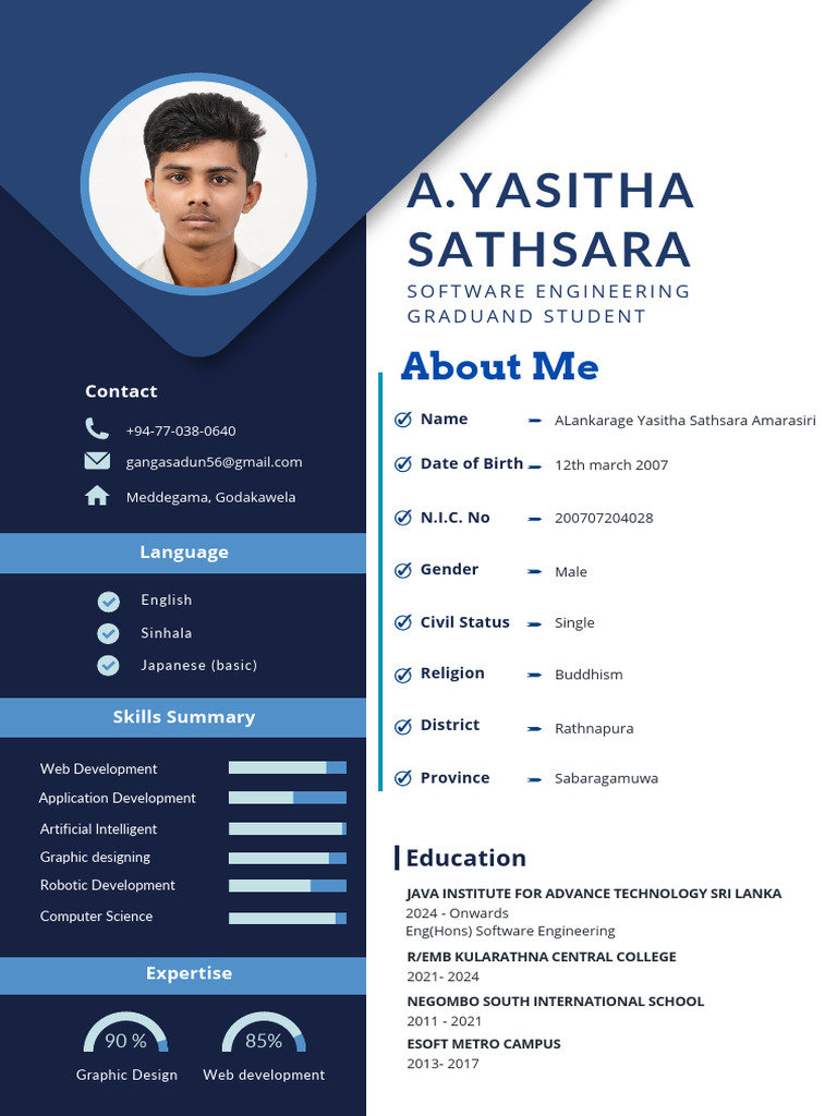 Blue Modern Resume | PDF