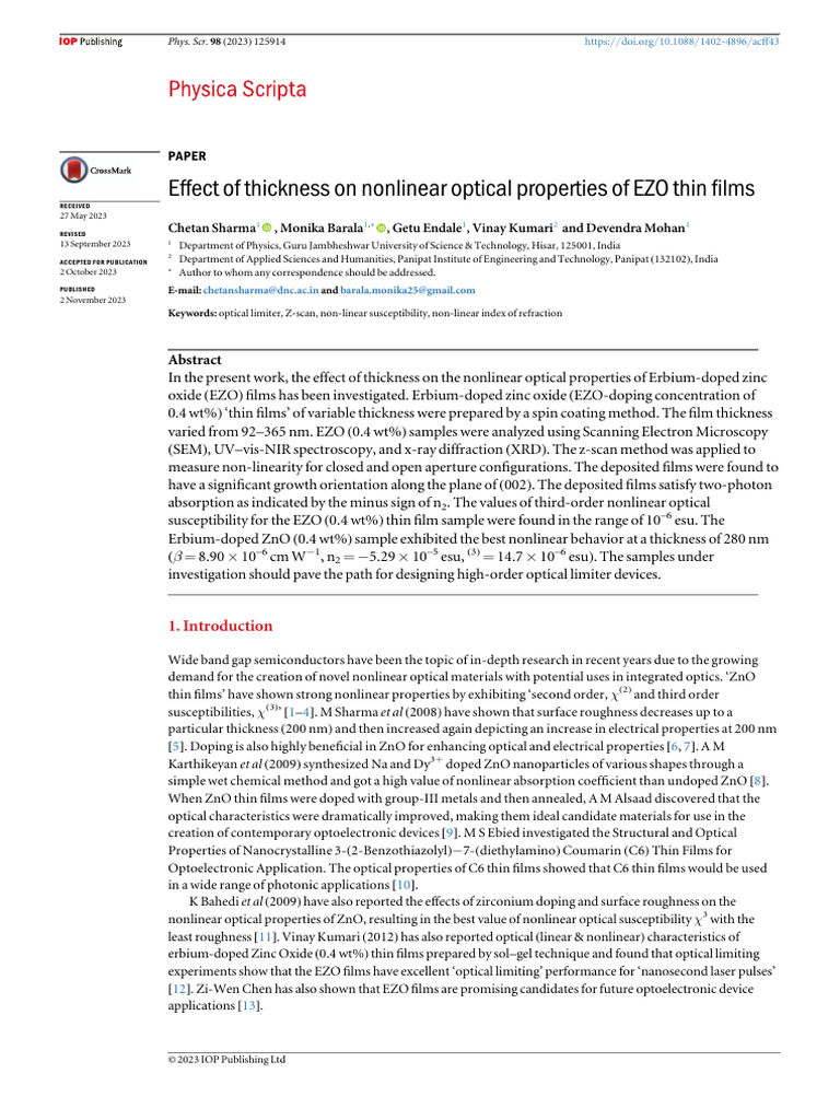 Phy Scr. Chetan Sharma | PDF