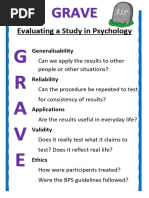 GRAVE System:: Psychology Study Evaluation | PDF