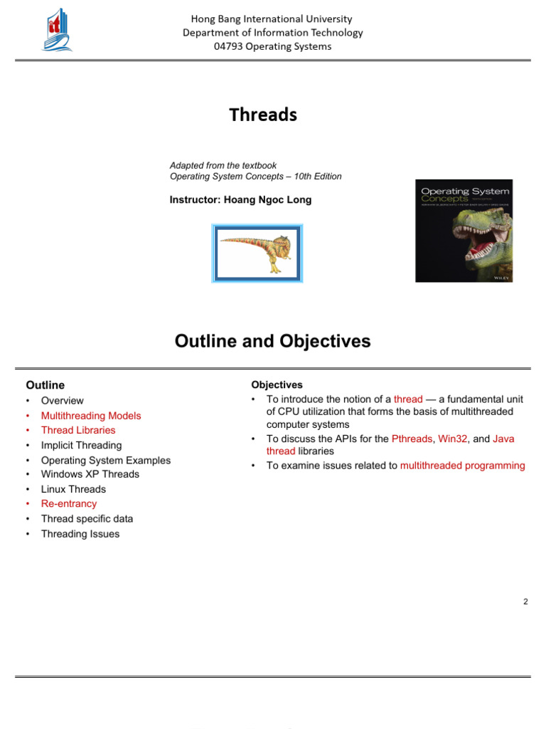 Lecture 03 - Threads | PDF