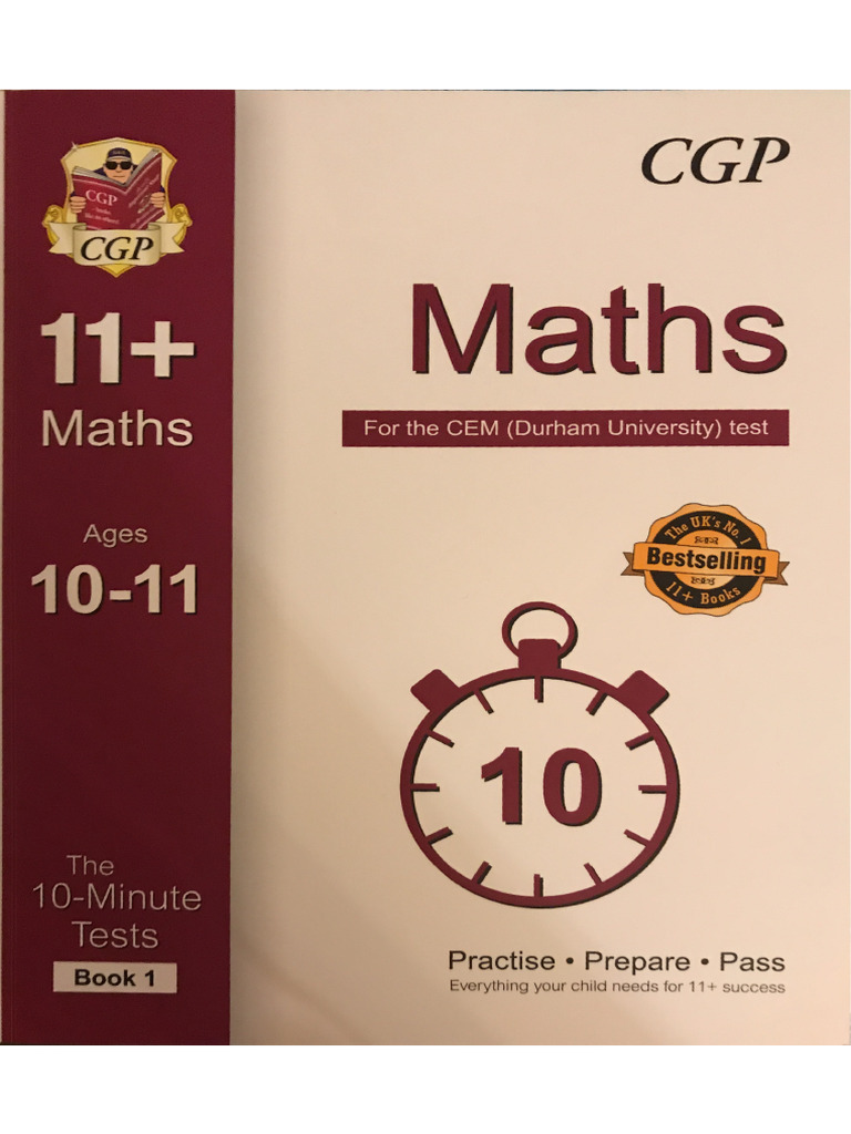 10 Minute Tests Maths Book 1 | PDF