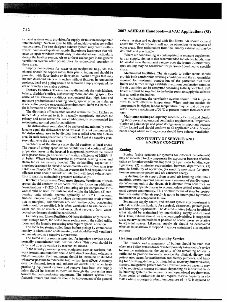 Ashrae - 7.12 HVAC Clean Steam | PDF