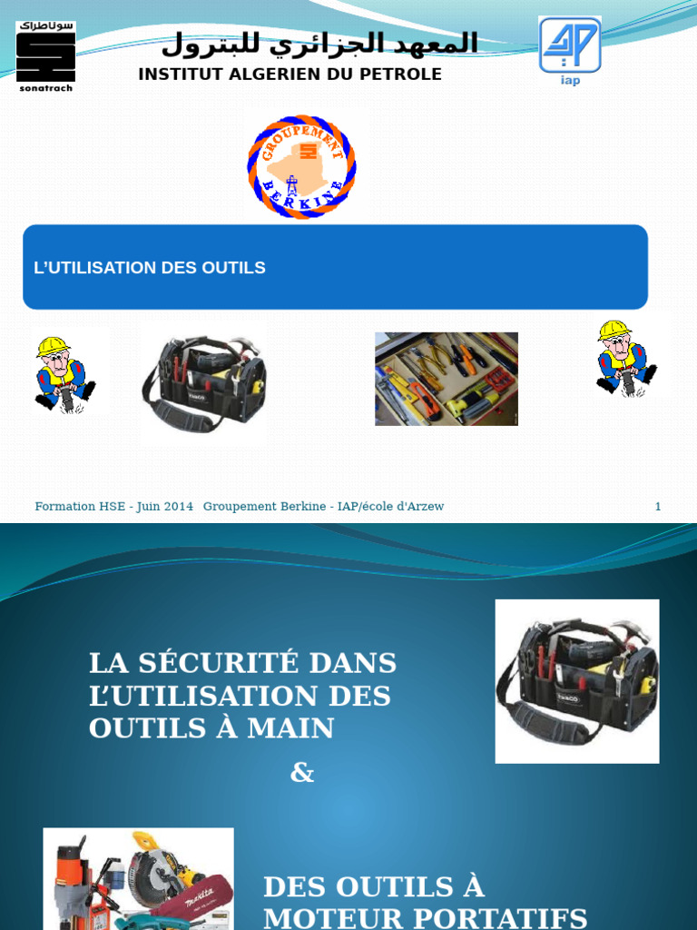 UTILISATION DES OUTILS | PDF