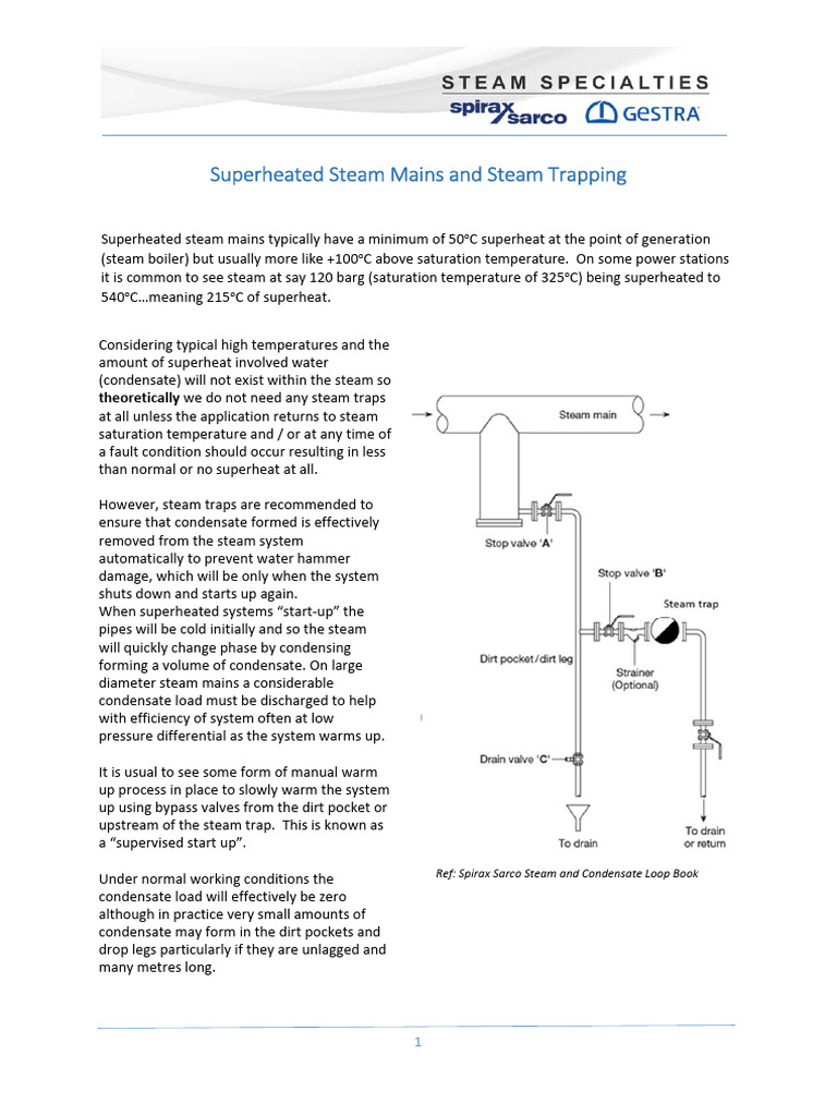 Guide-Fundamentals of Superheated Steam | PDF