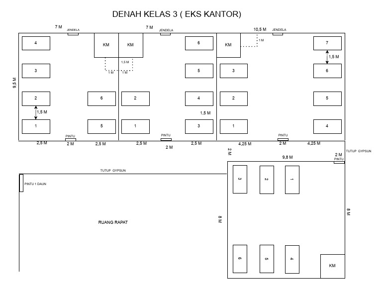 Denah Kelas 3 SD Sederhana | PDF