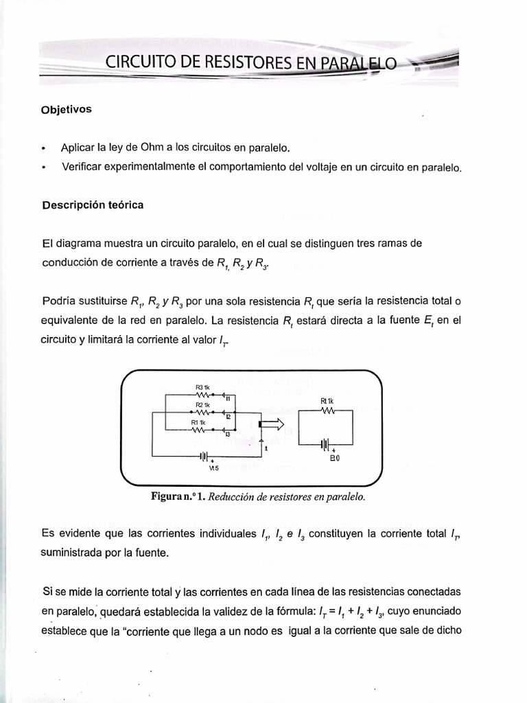 Circuitos de Resistores en Serie Lab | PDF
