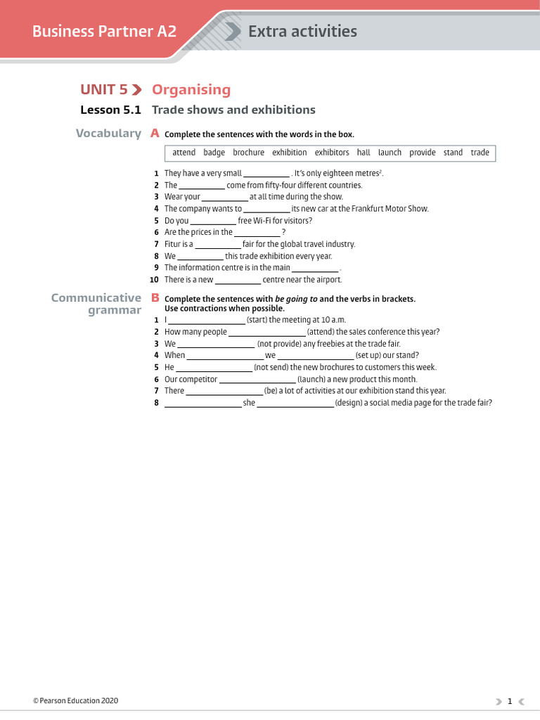Review Exercises Unit 5-Unit 8 | PDF | English Language | Fee