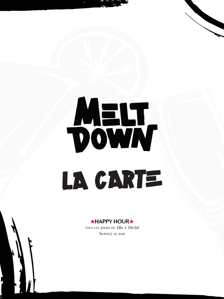 Menu Meltdown Paris | PDF