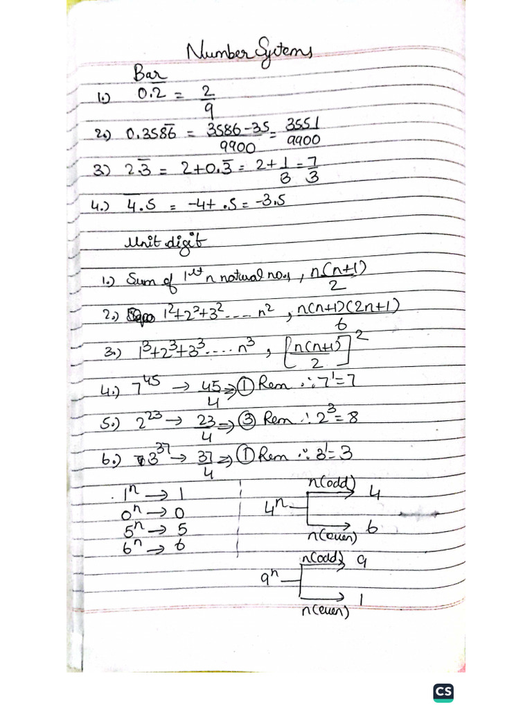 Number System | PDF