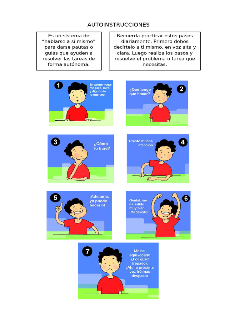 AUTOINSTRUCCIONES 1 7 Pasos | PDF