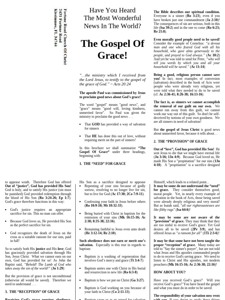 04 The Gospel of Grace | PDF