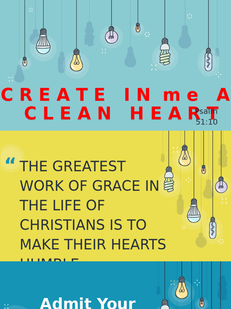 Create in A Clean Heart | PDF