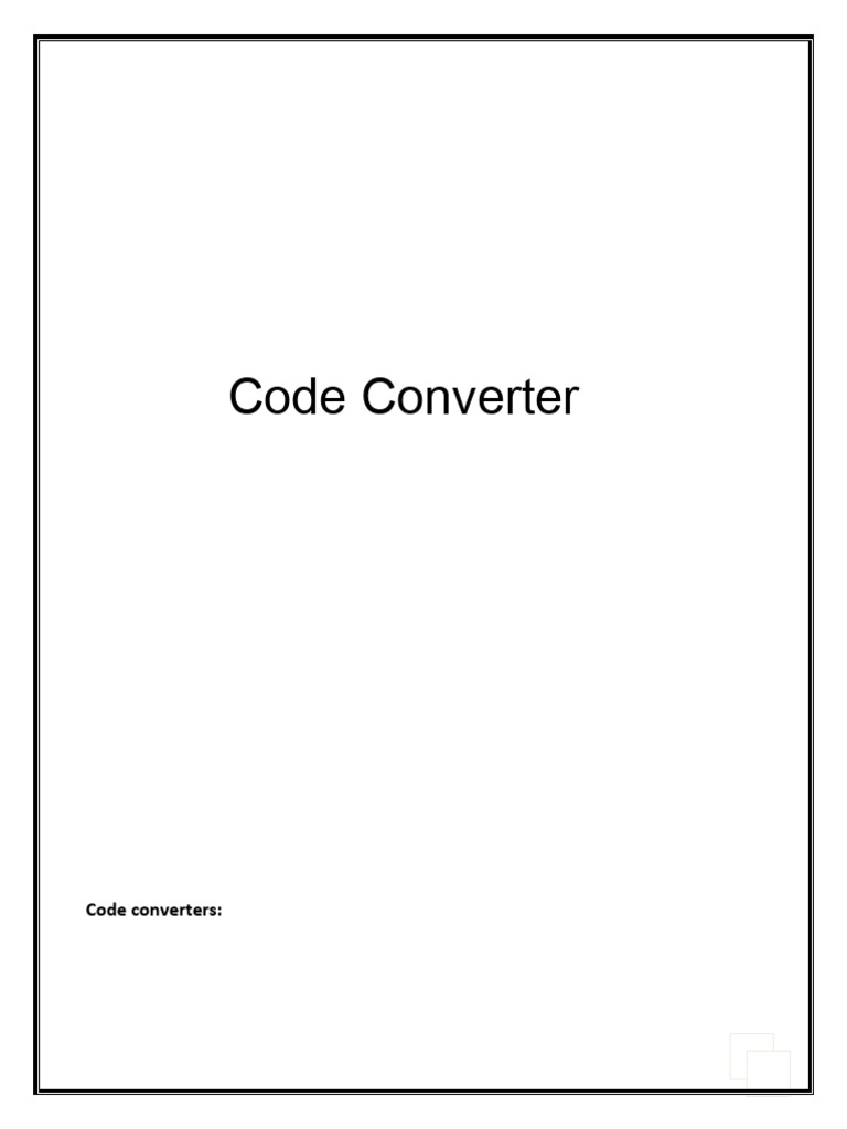 Code-Converters Lab | PDF | Binary Coded Decimal | Computers Code-Converters Lab | PDF | Binary Coded Decimal | Computers