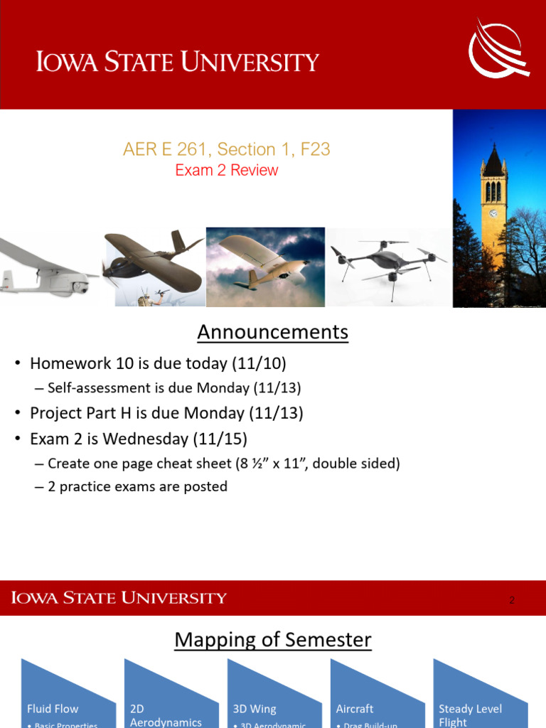 AerE 261 F23 - Exam 2 Review | PDF