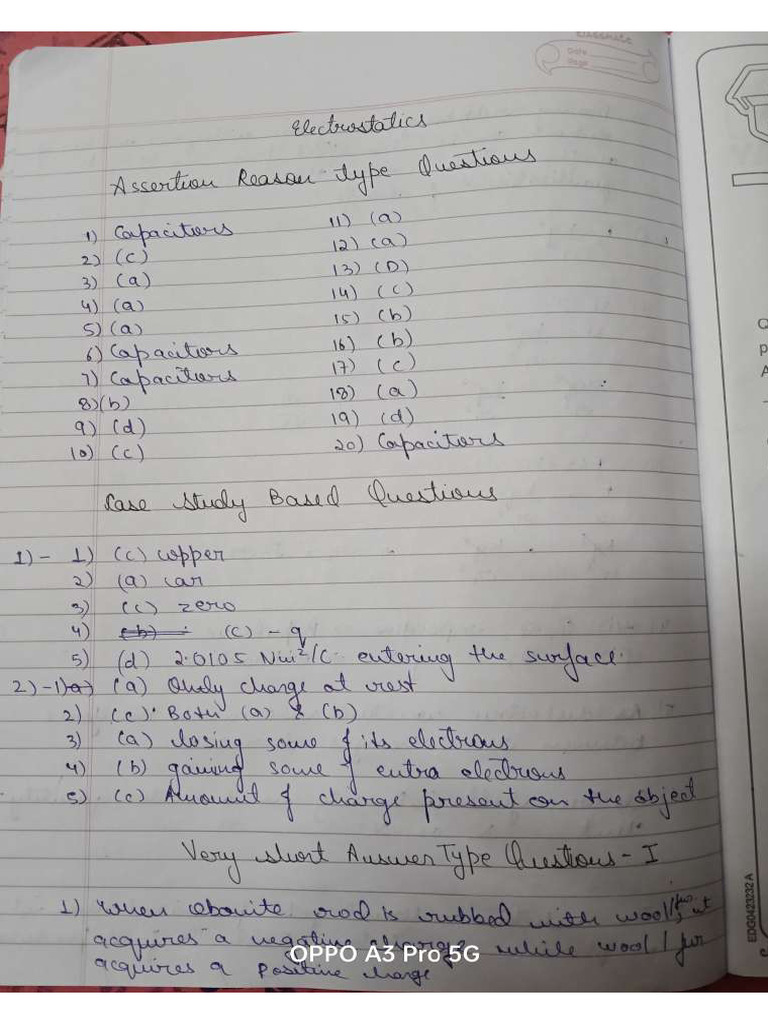 Electrostatics | PDF