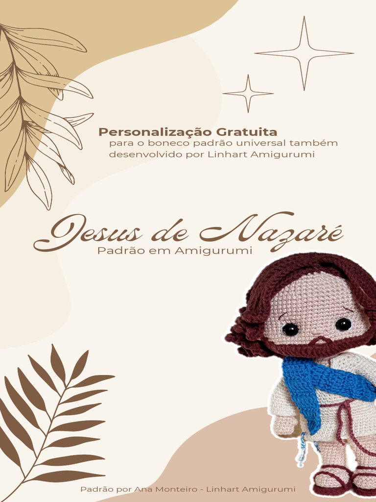 Jesus de Nazare Personalizacao Padrao Por Linhart Amigurumi | PDF