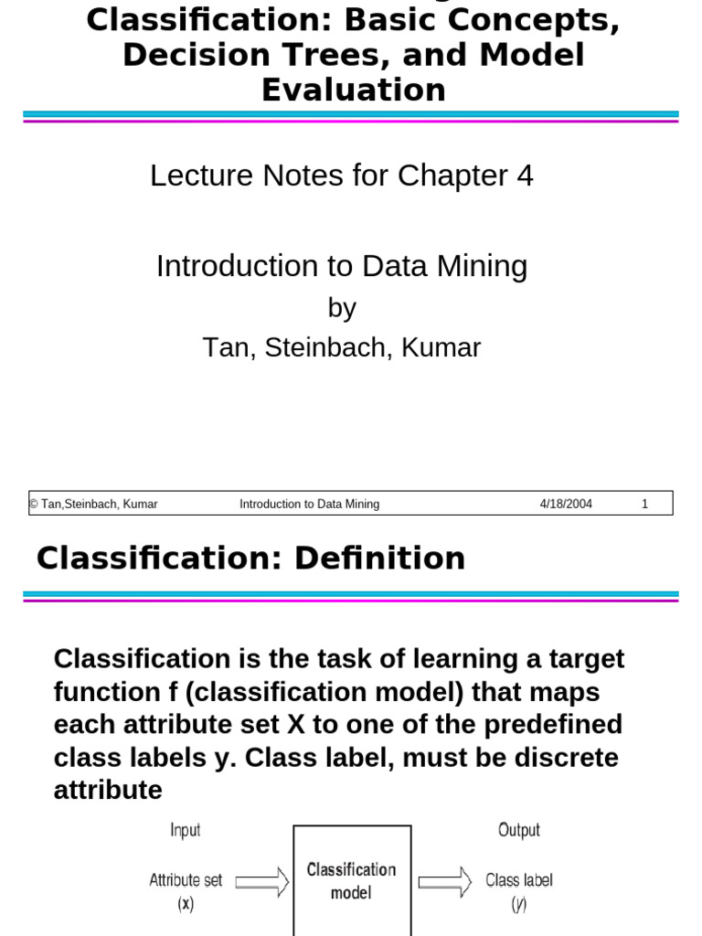 Chap4 - Basic - Classification Final Student | PDF