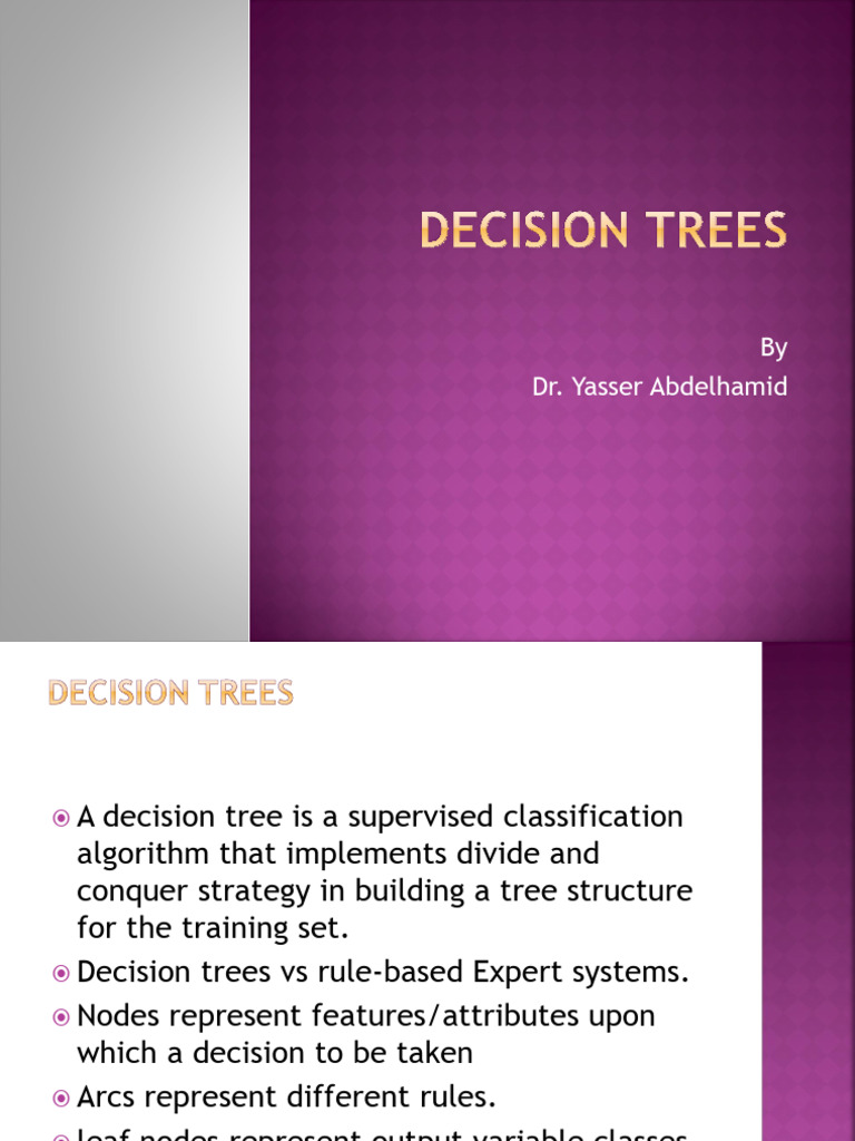 Week4-Decision Trees01 | PDF