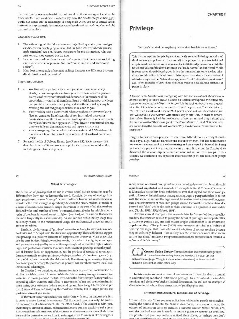 What Is Privilege | PDF