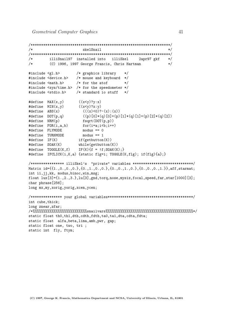 Geometrical Computer Graphics | PDF | Subroutine | Parameter (Computer Programming)