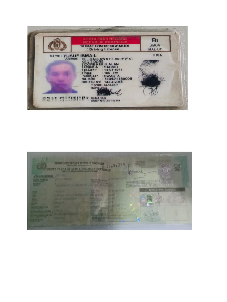 Sim STNK MM Uty | PDF