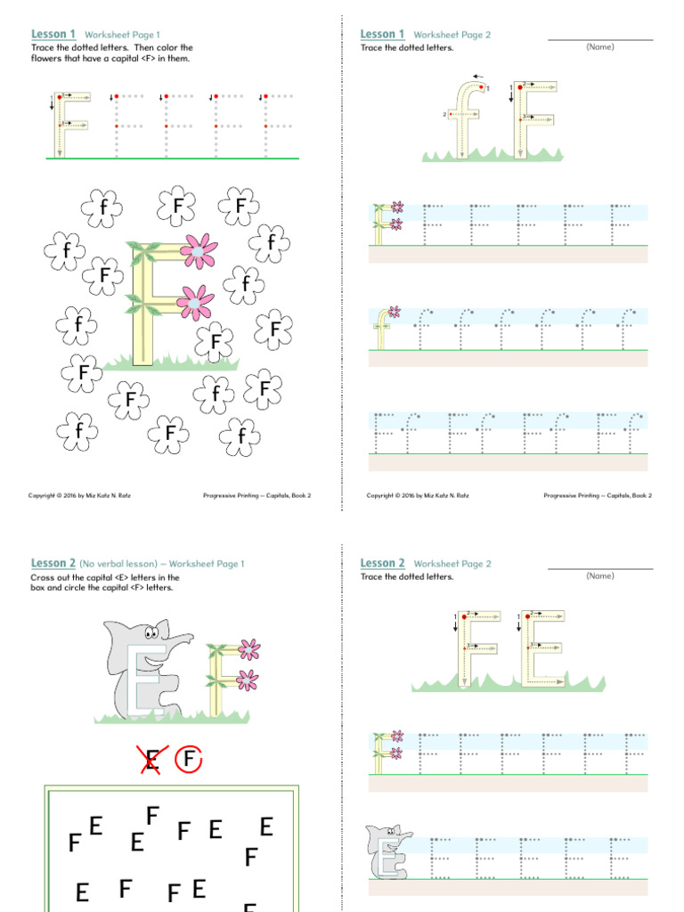 Capital Letter Booklet #2 Author Progressive Phonics | PDF