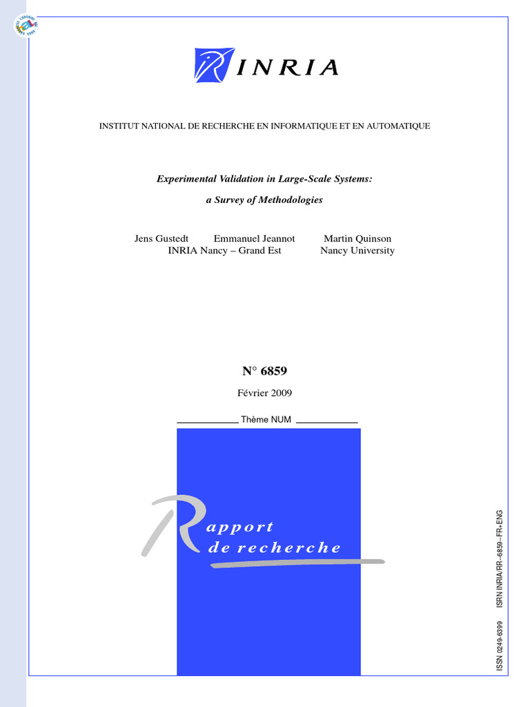 Experimental Methodologies For Large Scale Systems A Survey 2009 Pdf