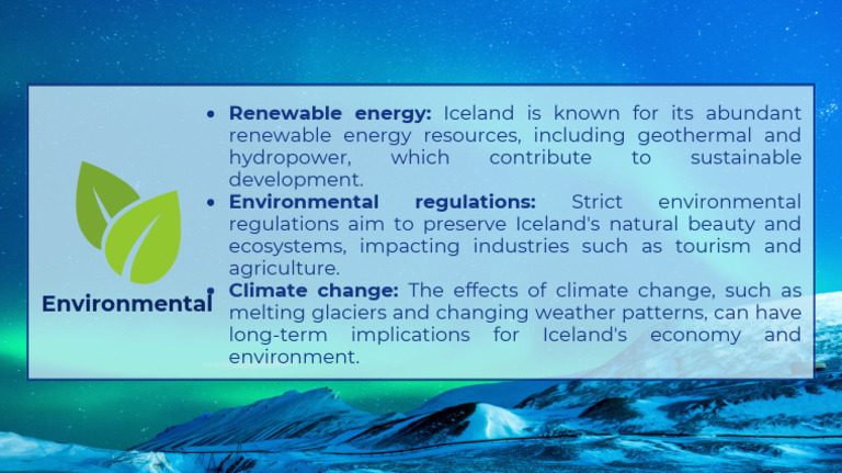 ICELAND (Pestle Analysis) | PDF