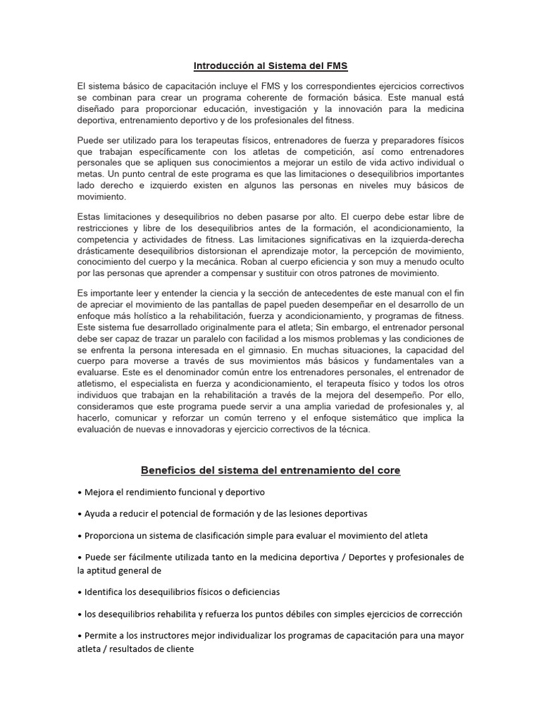 3.7 FMS Castellano | PDF