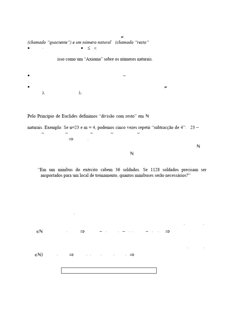 O Algoritmo de Euclides | PDF
