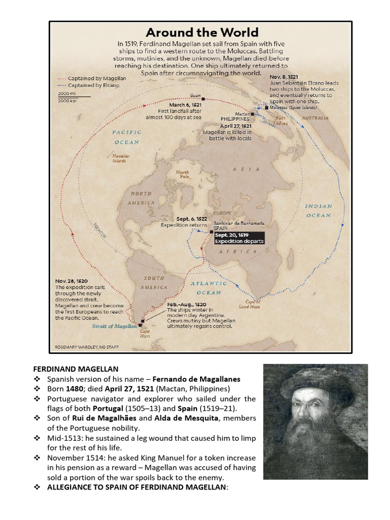Ferdinand Magellan's Voyage | PDF