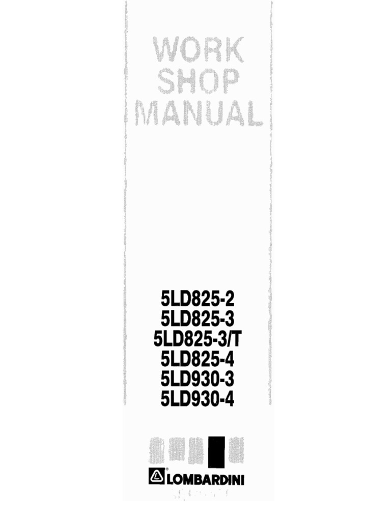 5LD Shop Manual | PDF
