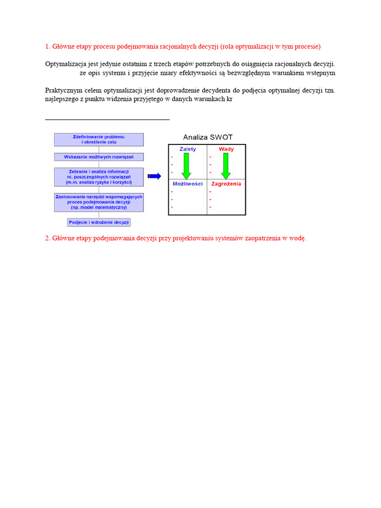 Optymalizacja Opracowania Pyt | PDF