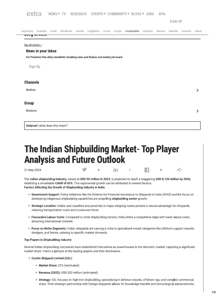 Shipbuilding Report | PDF