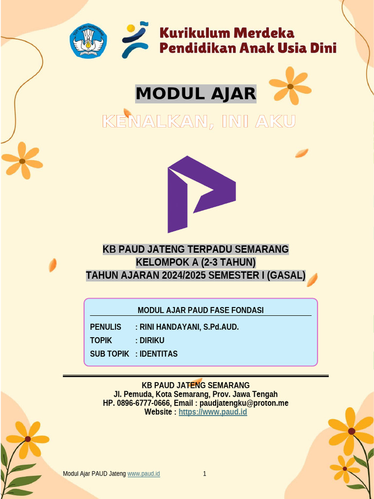 01 KB A Smt1 01 Kenalan KBM5 | PDF