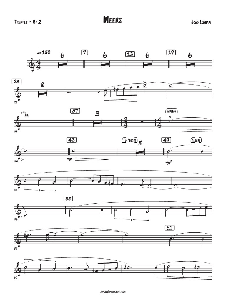 Weeks - Trumpet in Bb 2 | PDF