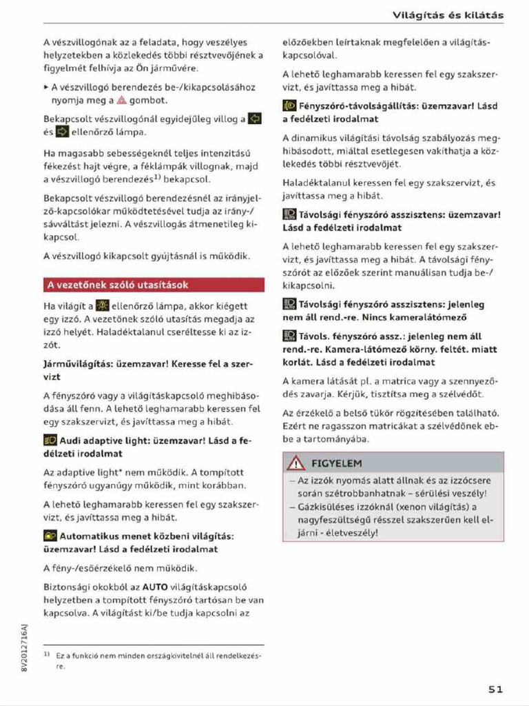 Audi A3 E-Tron Használati Utasítás 41-60 Oldal | PDF