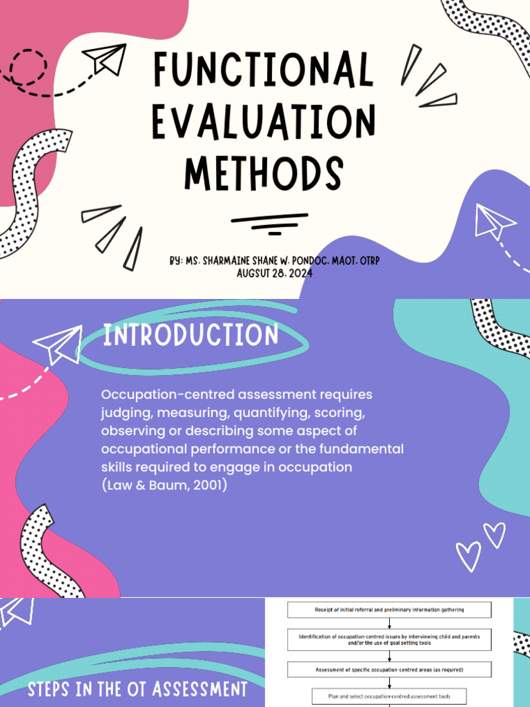 OT 302 Functional Eval | PDF