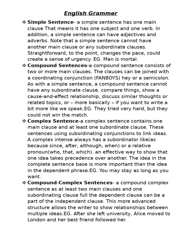 English Grammer | PDF