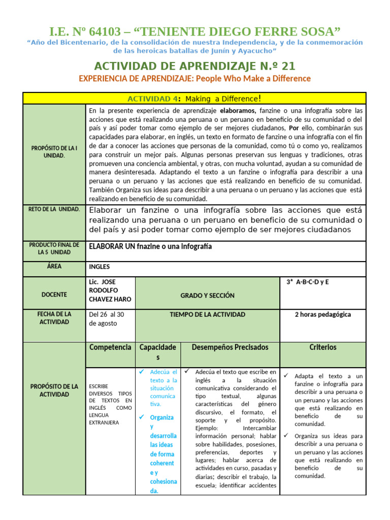 Sesion 21 Tercero | PDF