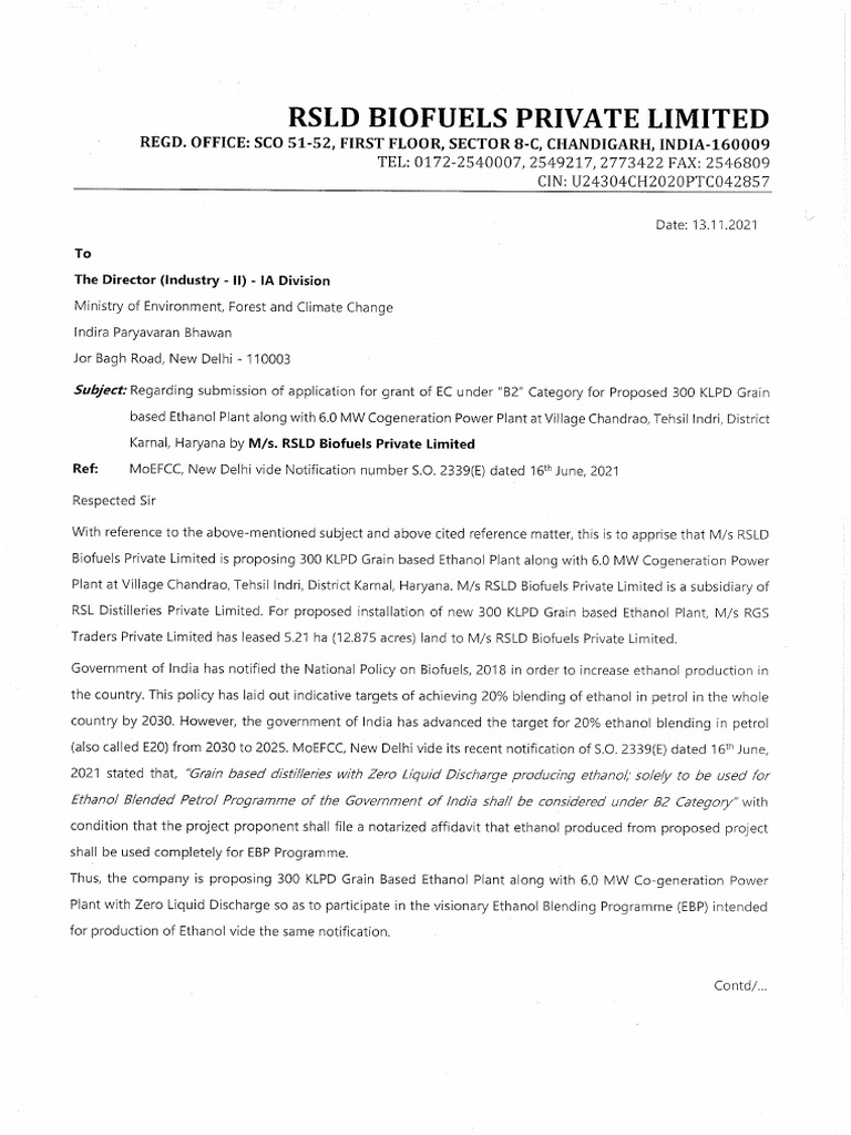 Covering Letter Form 1 | PDF