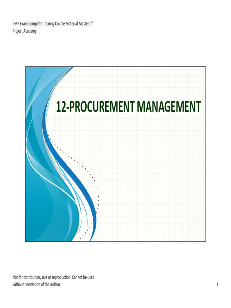 12 Procurement+Management v2 | PDF | Procurement | Business