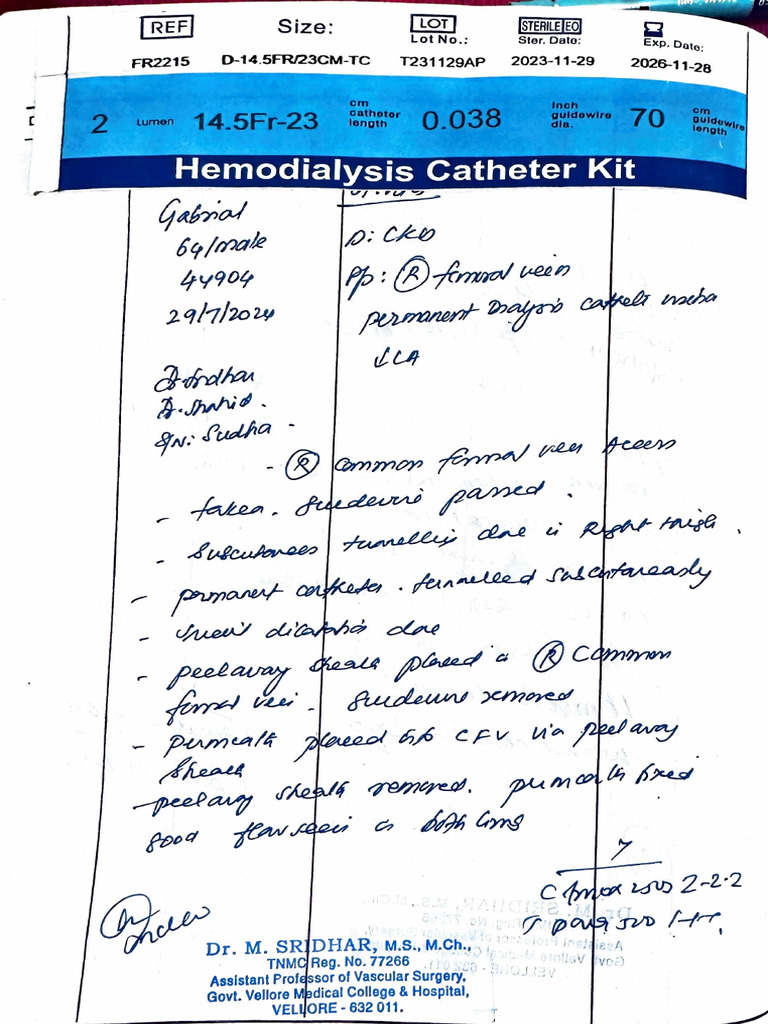 Gabrial Ot Notes From Register | PDF