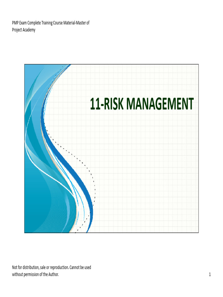 11 Risk+Management v2 | PDF | Risk | Risk Management