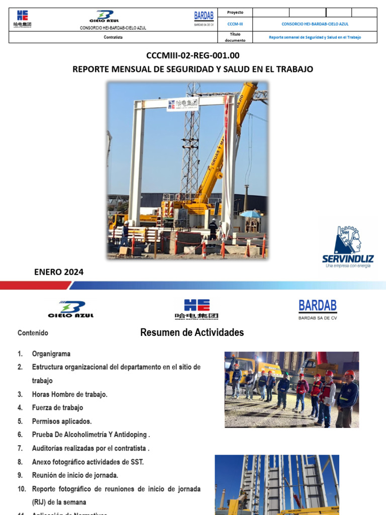 Reporte Mensual Enero 24 | PDF