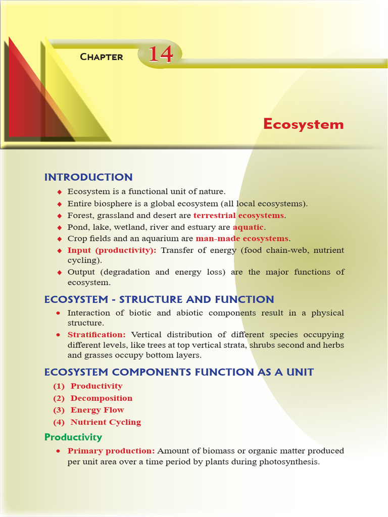 Ecosystem | PDF