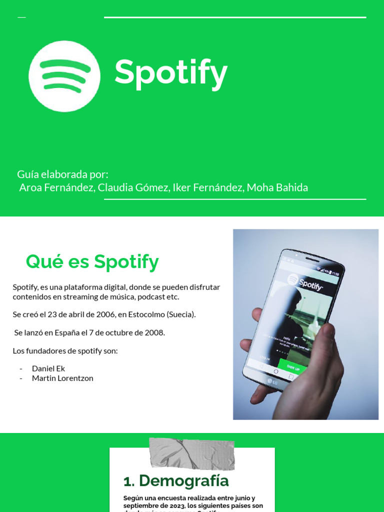 Redes Sociales Spotify | PDF