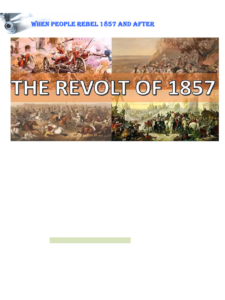 Resource 20240911130732 When People Rebel 1857 and After (As PDF) | PDF