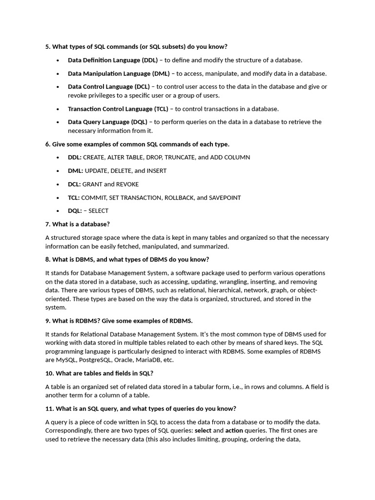 SQL Questions2 | PDF